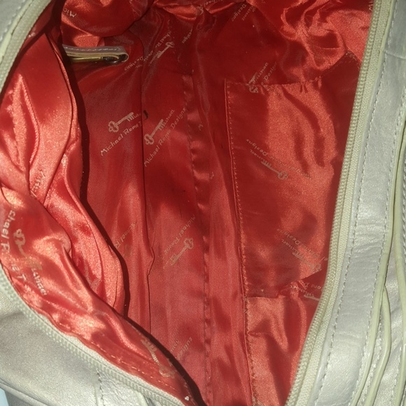 Michael Rome | Bags | Leather Sheen Gold Shoulder Bag | Poshmark